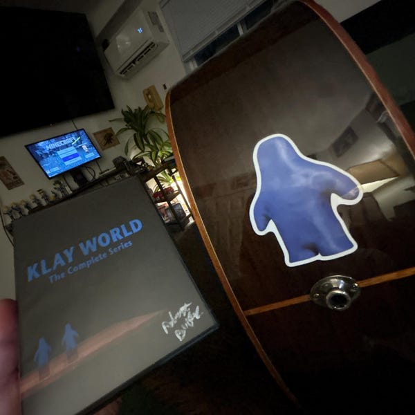 Signed Klay World Klayman (blue, Green, Red, "dilly Dally Ghost" or ...