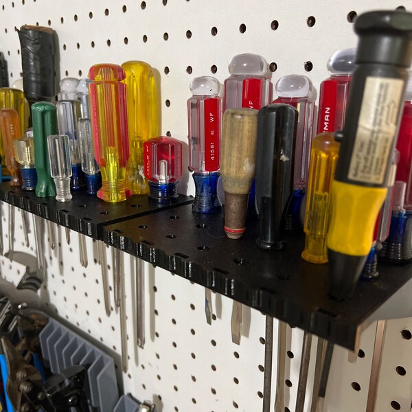 Pegboard Screwdriver Holder Mutliple Configurations Garage, Workshop ...