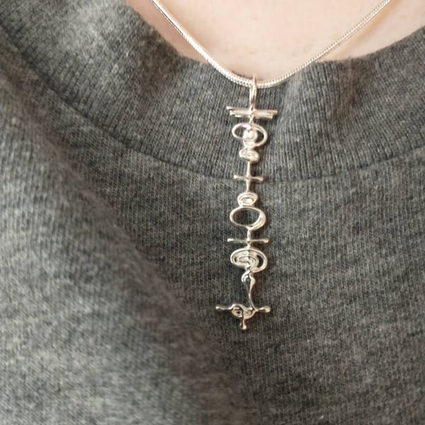 Vulcan Name Pendant - Personalized Star Trek Inspired Necklace - Etsy