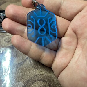 The Flame From the 100 Keychain - Etsy