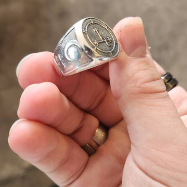 Lilith Sigil Ring | Occult Gothic Witchcraft Jewelry | Witch Rings - Etsy