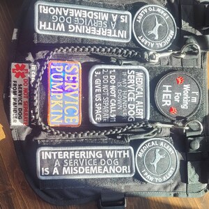 2x4 STOP No Touch No Talk Let Me Work Patch | Etsy