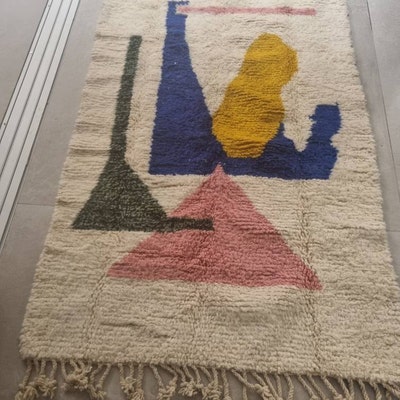 Large Red and White Checkered Rug, Moroccan Berber Checkered Rug ...