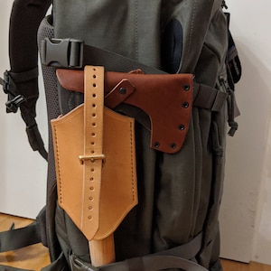 Leather Axe MOLLE / BELT Loop / Holster - Etsy