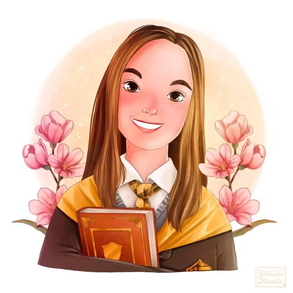MAGIC STUDENT PORTRAIT | Custom Portrait | Illustration Portrait ...