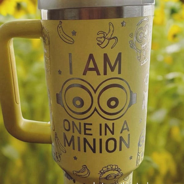 Minions Stanley Tumbler Bananas Engraved - Etsy Canada
