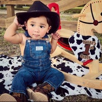 NAME 1st RODEO Back Number-personalizedcowboy-1st Birthday/rodeo Banner ...