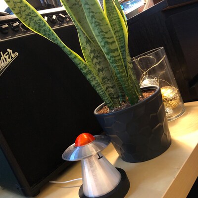 Retro Futuristic Rocket Space Ship / Spaceship LED Lamp Free - Etsy