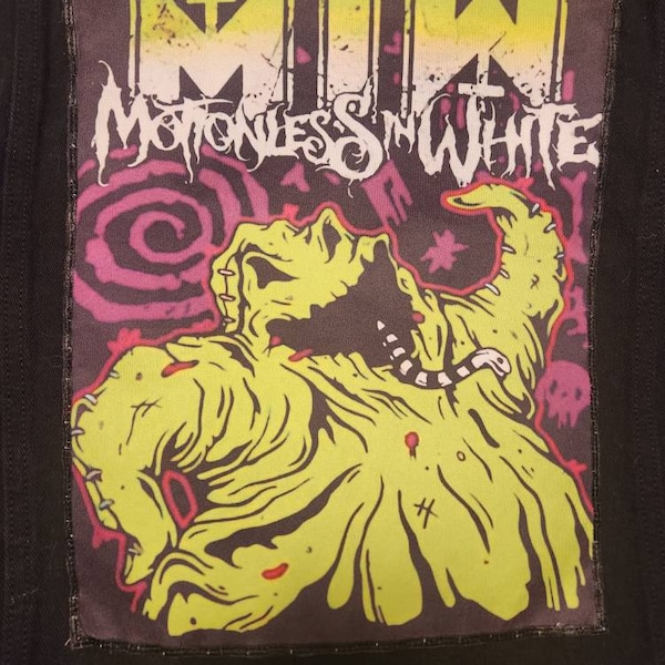 Flame Bottom Top Rocker, Embroidered Patch, Custom Embroidered, Custom ...