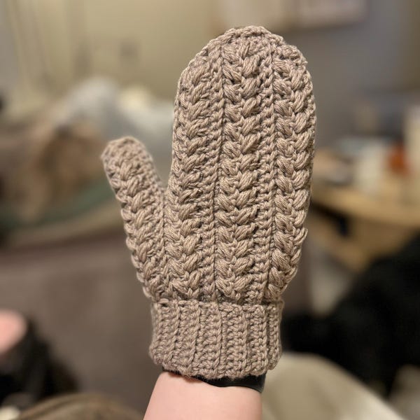 CROCHET PATTERN + VIDEO Winter Wheat Stitch™ Crochet Mittens Pattern ...