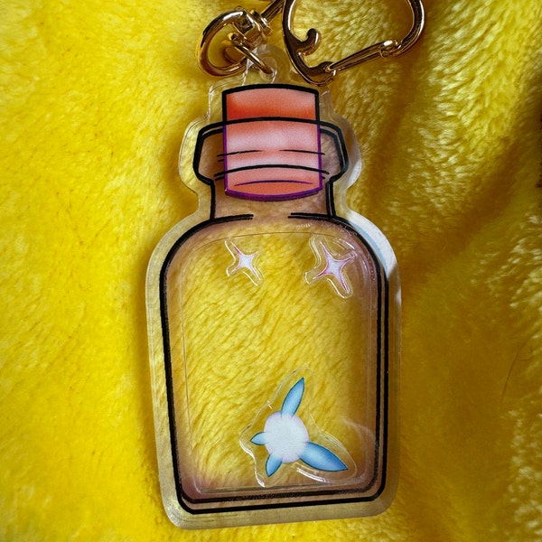 Shaker Charm- Bottled Fairy -double-sided Acrylic Shaker Charm ...