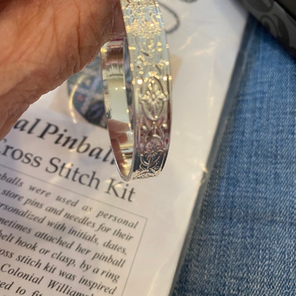 PE-0098PIN - Pin Ball Ring - Equipage, Chatelaine, Silver, Sewing ...