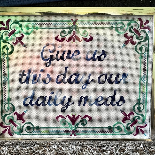 Our Daily Meds Counted Cross Stitch Pattern Instant Download Pdf - Etsy