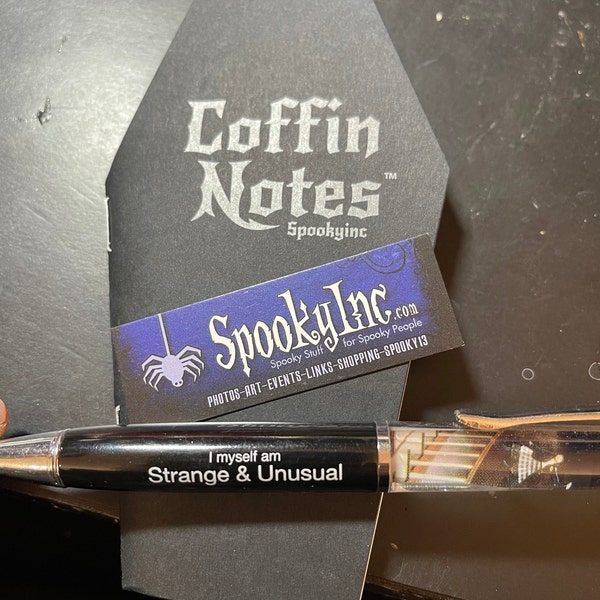 Coffin Notes : Coffin Shaped Blank Notebook (48 Pages) - Etsy