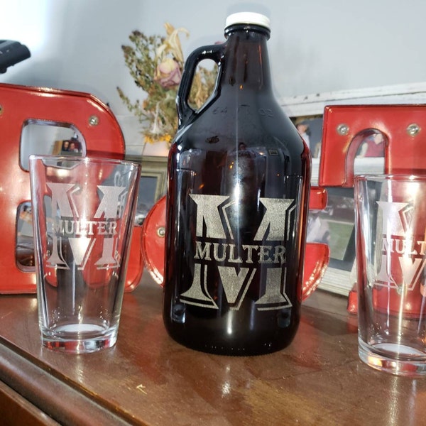 Personalized Beer Growler, Fathers Day, Engraved Growler, Custom Beer ...