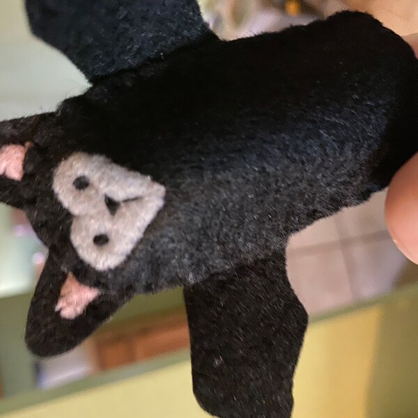 Skeleton Finger Puppet - Select a Color - Felt Skeleton Puppet ...