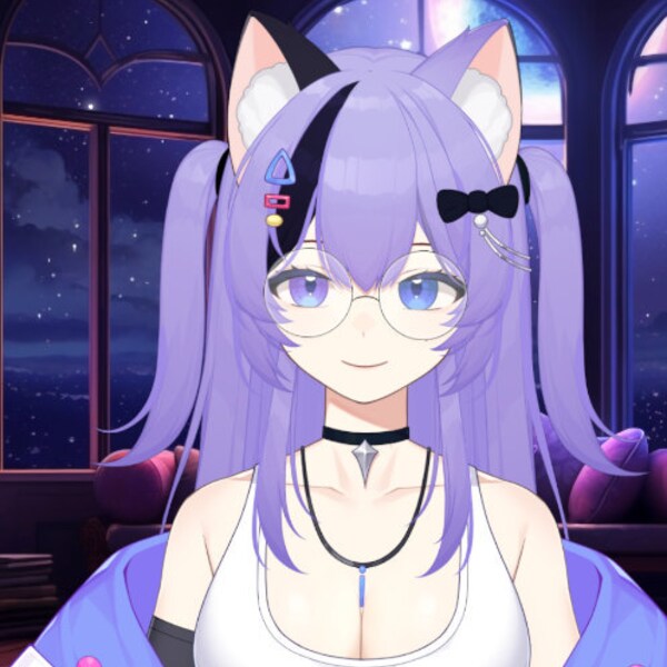 Premade Female Vtuber Live2d Vtuber Model/commercial Use Ready to Use ...