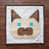 Cat Face Pet Kitten Animal Quilt Block PDF Pattern - Includes ...