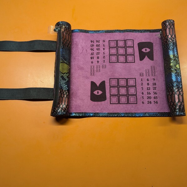 Personalized Chonky Dice Scroll, Dice Case, Roll Mat, D&D, TTRPG ...