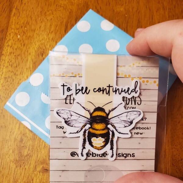Bee Bookmark, Magnetic Bookmark, Planner Reading Accessory, Cute ...