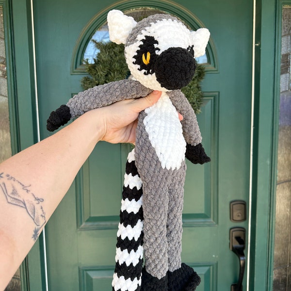 Lenni the Lemur Pattern, Crochet Lemur Pattern Only - Etsy