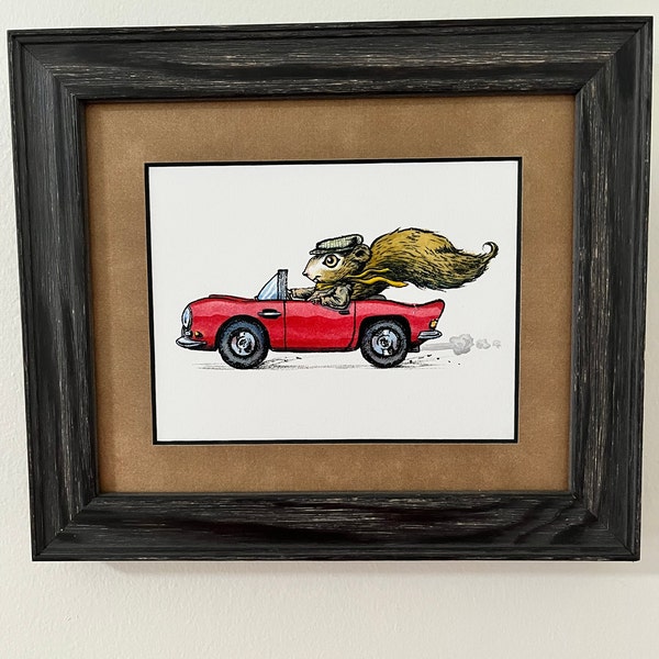 Karate Squirrel Card - Etsy