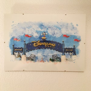 Universal Studios Globe Watercolour Sketch Print Universal | Etsy