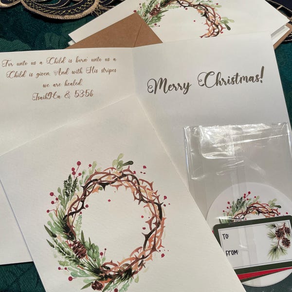 Christian Christmas Card, Catholic Christmas Card, Jesus is the Reason ...