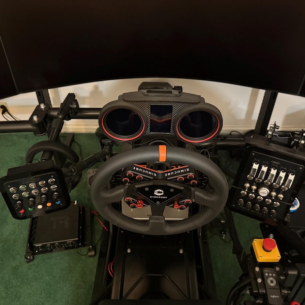 Sim Racing Dashboard DDU: Triple Screen Touchscreen Gauge - Etsy