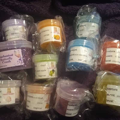 Winter Donut Butter, Clay Slime Diy, Scented Blueberry Muffin - Etsy