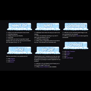 P2U Customizable Chat Widget Moon Blue Stream Chatbox Cute ...