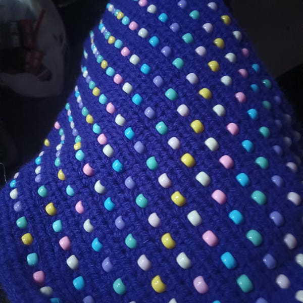 Crochet Pattern / Crochet Weighted Blanket / DIY Bead Blanket / Easy ...