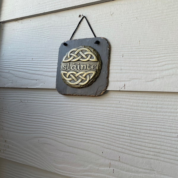Slainte Slate Wall Plaque - Etsy