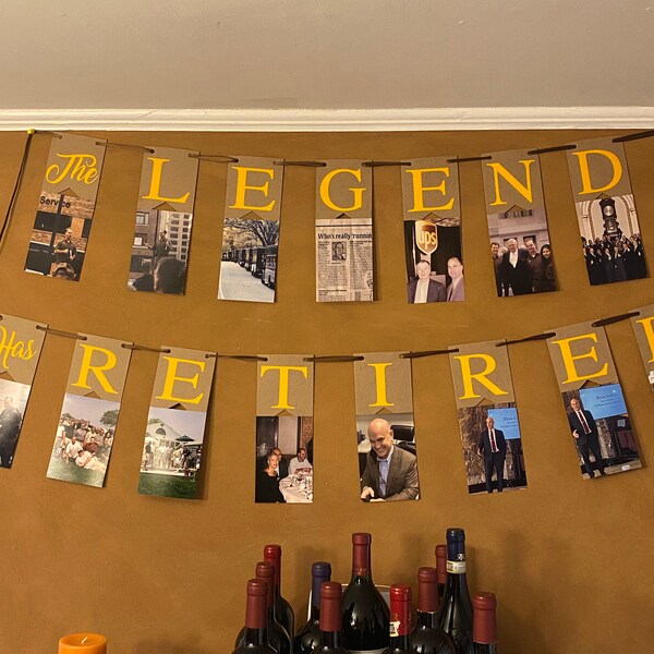 The Legend Has Retired Banner, Happy Retirement Banner, Retirement ...