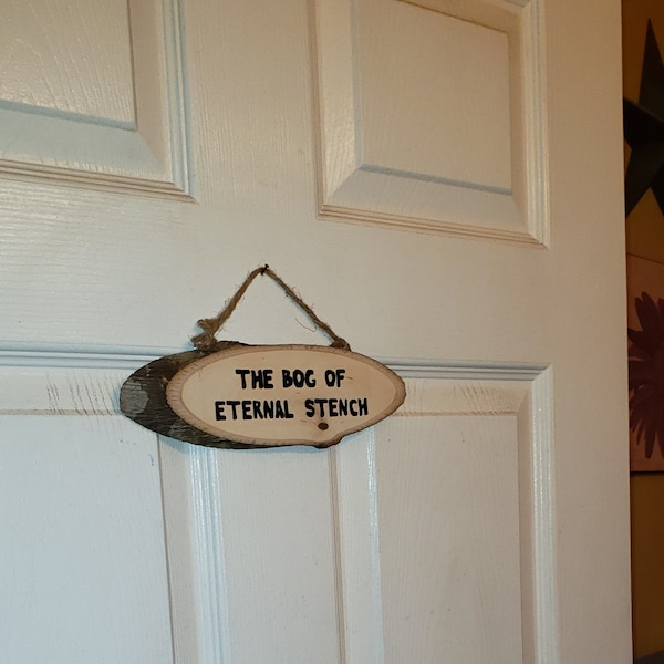 Bog of Eternal Stench Wooden Sign - Etsy