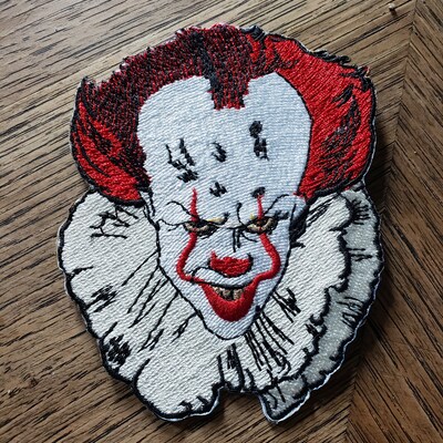 Scary Clown Embroidered Patch Horror Clown Patch Clown Iron - Etsy