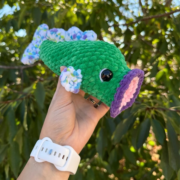 NO SEW Bass Fish Crochet Pattern Bass Amigurumi Pattern DIY Crochet ...