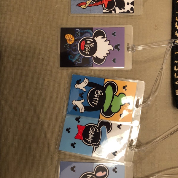 Disney Luggage Tag - Great Fish Extender Gift - Mickey Mouse Tags ...