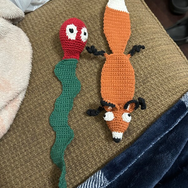 Fox Bookmark Crochet Pattern | Amigurumi PDF Pattern - Etsy