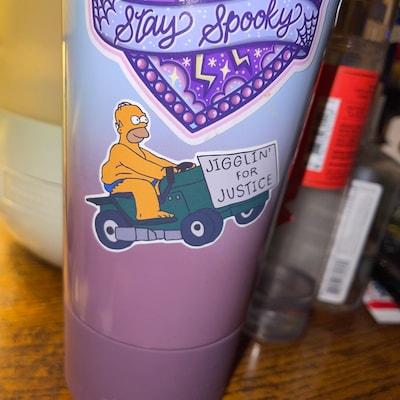 The Simpsons Vinyl Sticker Blinky the Fish Three-eyed Fish Laptop Decal ...