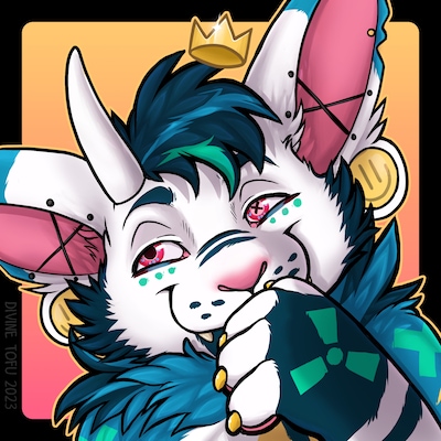 YCH Boba Bubble Tea Furry / Anthro / Fursona Con Badge - Etsy