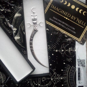 The Lilith Hair Dagger, Witch Hair Stick, Witch Hair Sword, With Athame ...