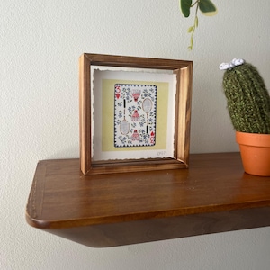 Matte Black Double Glass Floating Frame, Pressed Flower Frames for ...