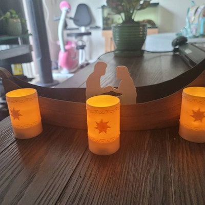 Tangled Lantern Tea Lights Rapunzels Floating Lights Six Tan 3D Printed ...