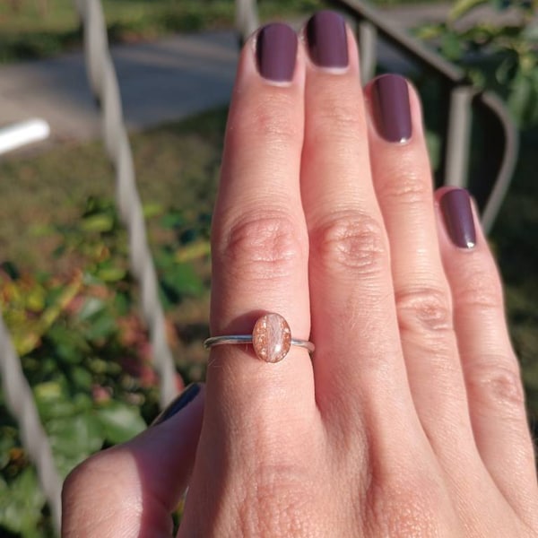 Hair Keepsake Ring | Pet Hair Ring | Lock of Hair Keepsake | Hair ...