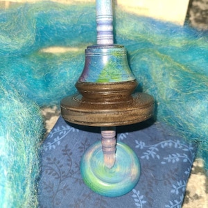 Akha Style Spindle in Sugar Maple and Black Walnut made to | Etsy