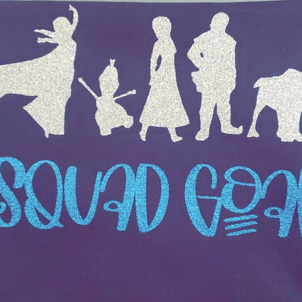 Frozen Squad Goals PNG 300 Dpi, SVG File, Cricut, Clipart - Etsy