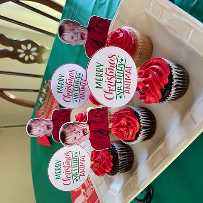 Home Alone Cupcake Toppers Set of 12 Christmas Party - Etsy