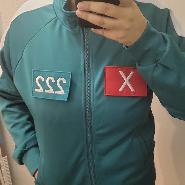 Front Man Costume Dark Grey Cloak With Mask and PU Leather Gloves ...