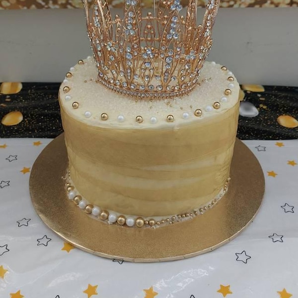 Royal Crown Cake Topper Crown Cake Decoration Rhinestone Crown Cake ...